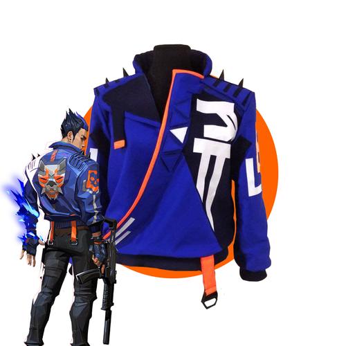 Jual Yoru Jaket Cosplay Costume - Game Valorant - S, Jacket + Gloves ...