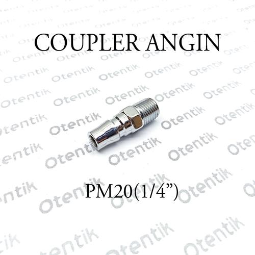 Jual COUPLER PM 20 - DRAT LUAR SELANG ANGIN KOMPRESOR - MALE COMPRESSOR ...