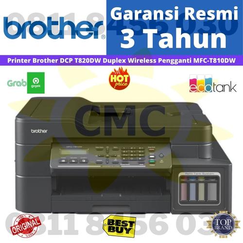 Jual BROTHER DCP T820DW Printer Ink Tank Multifunction T820 WiFi Duplex ...