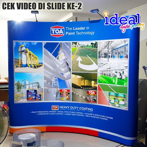 Jual Backwall, Backdrop Pameran, Backdrop portable modul 3x3 - include ...