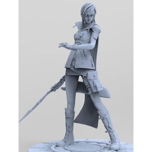 Jual Miniature Figure FINAL FANTASY FFXIII Lightning 1/64 1/87 HO ...