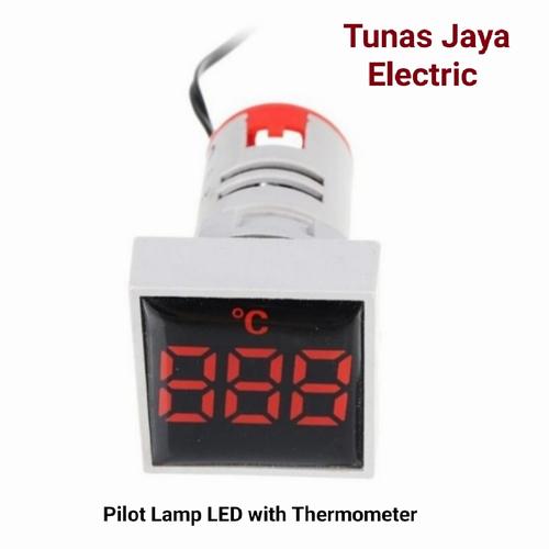Jual Pilot Lamp LED with Thermometer ED16-22FTK/B 220V FORT - Model ...