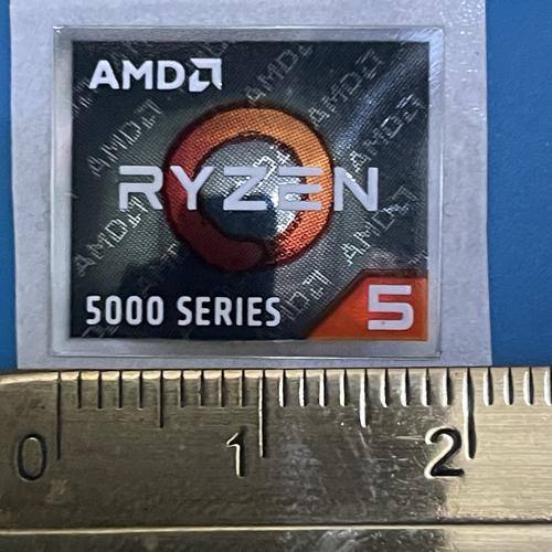 Jual Sticker stiker logo Amd Ryzen 5 5000 Series thn 2022 ori terbaru ...