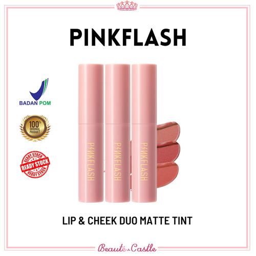 Jual PINKFLASH Lip & Cheek Duo Matte Tint | PINK FLASH Lip Cheek Tint ...