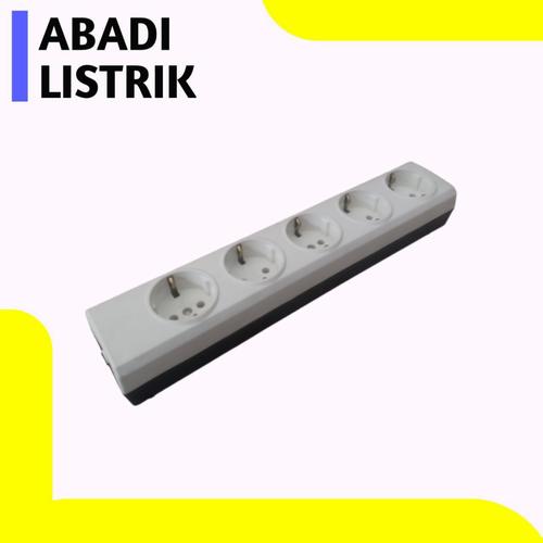 Jual Stop Kontak outbow 5 lubang broco/colokan listrik isi 5 lubang ...