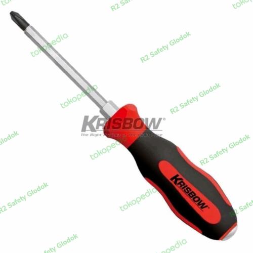 Jual Obeng Plus KRISBOW Go Thru Screwdriver 6X150MM - Original KRISBOW ...