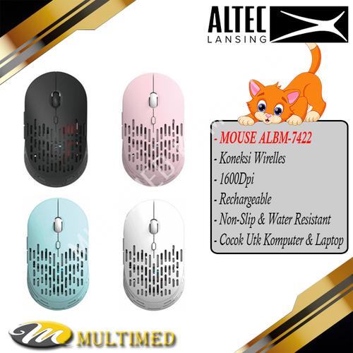 Jual Mouse Wirelles ALTEC LANSING ALBM7422 Rechargeable - BLACK - Kota ...