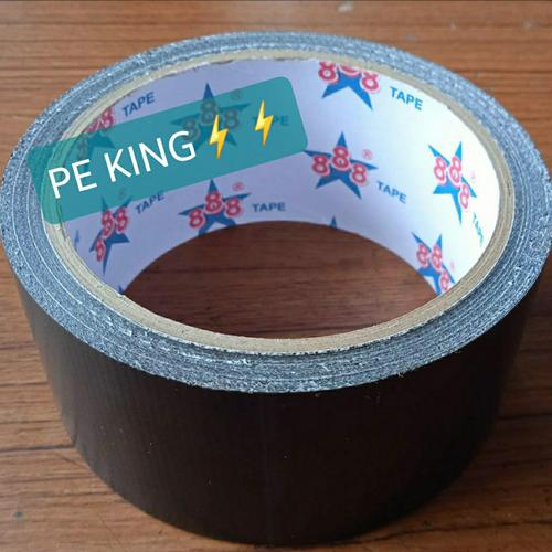 Jual Lakban Isolasi Kain Warna Hitam Cloth Tape Kwalitas OK Kirim Kilat ...