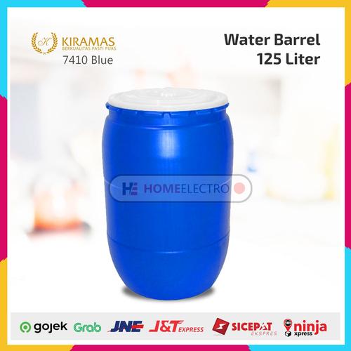 Jual Tong Air Gentong Biru Dengan Tutup 125 Liter Kiramas 7410 Water ...