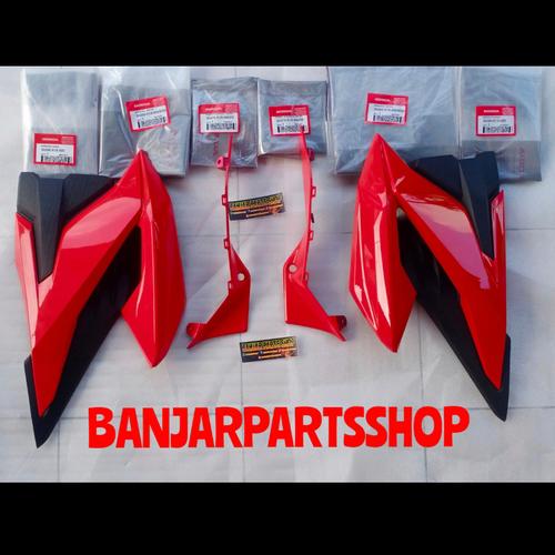 Jual SHROUD CB150R LED V3 MERAH SAYAP TANGKI SET PANEL CB150R LED V3 ...