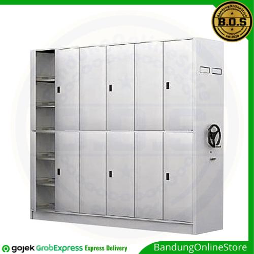 Jual Kabinet Geser Dengan Pintu 3-kolom Informa Lemari Besi Kantor ...