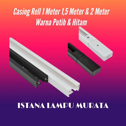 Jual RAIL RELL LAMPU SOROT TRACKLIGHT 1 METER , 1 METER, 2 METER ...