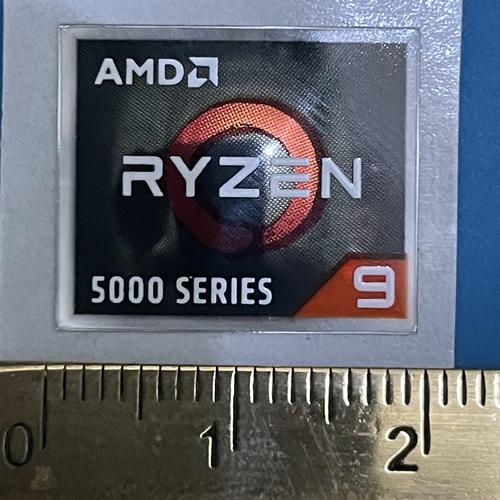 Jual Sticker stiker logo Ryzen 9 5000 series thn 2021 ori - Kota ...