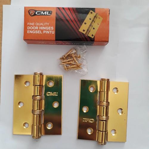 Jual Engsel Tebal Stainles 3 inch /Engsel Pintu Jendela (Kuning /Putih ...