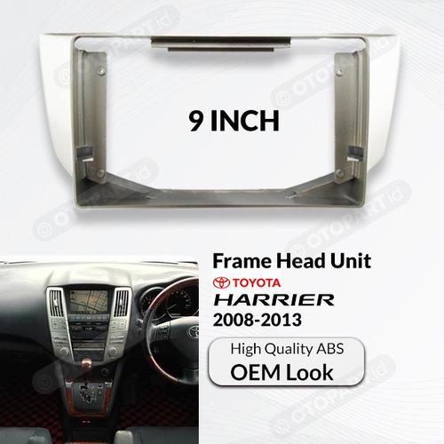 Jual Frame Toyota Harrier 2004-2013 / Frame Head Unit 9" Inch OEM ...