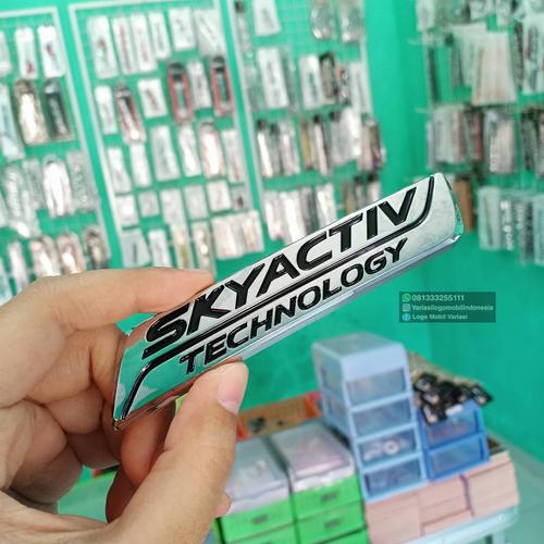 Jual Emblem logo mazda SKYACTIVE TECHNOLOGY ukuran original bagasi ...