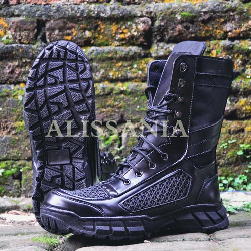 Jual SEPATU SAFETY PDL KARET TACTICAL UJUNG BESI TERBARU - Hitam, 39 ...