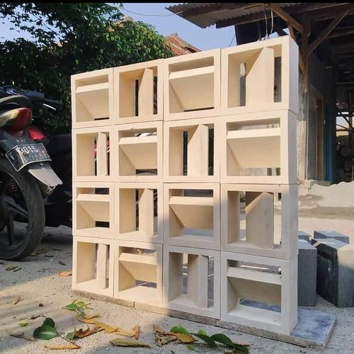 Jual Roster beton minimalis modern motip LB Naccoo warna putih - Abu ...
