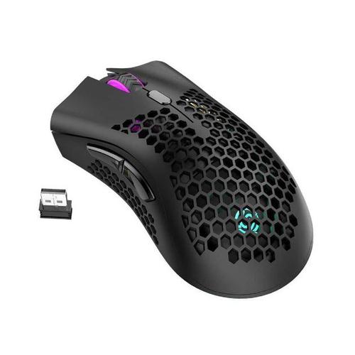 Jual Mouse Wireless Gaming Charging Honey Comb Divipard Q13 RGB Mode ...