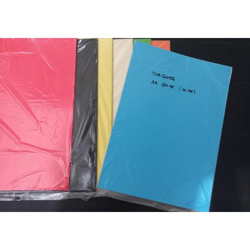 Jual Kertas Warna Ukuran A4 80 GR Per 20 Lembar VARIAN WARNA - Merah ...