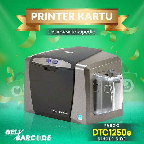 Promo FARGO DTC1250E ID CARD PRINTER CETAK KARTU FULL COLOR SINGLE SIDE ...