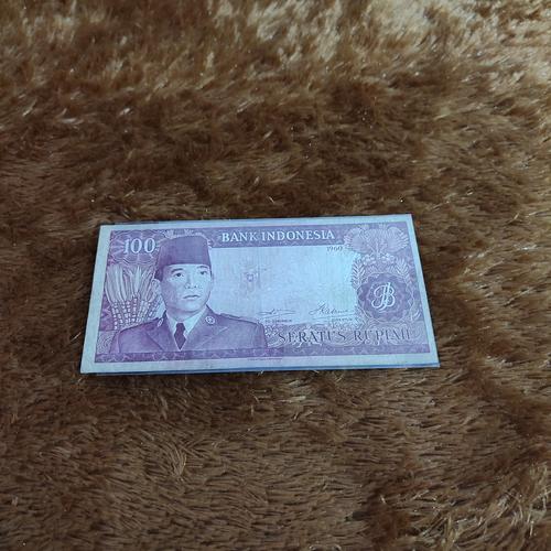 Jual Uang kuno 100 soekarno sukarno cetak geser unik langka murah ...