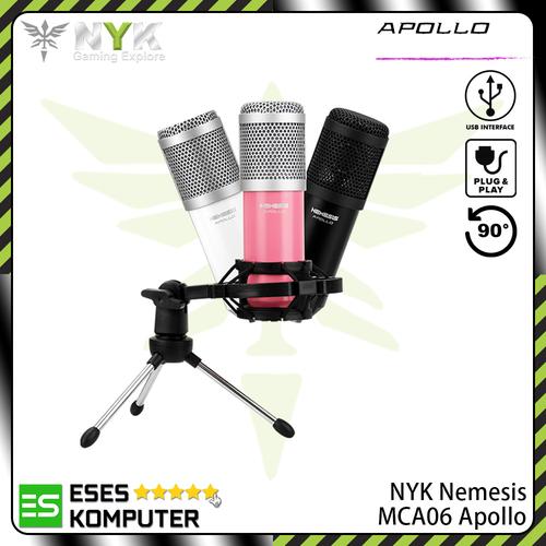 Jual Microphone NYK Nemesis MCA-06 MCA06 Apollo | Condenser Microphone - MCA06 White - Kota ...