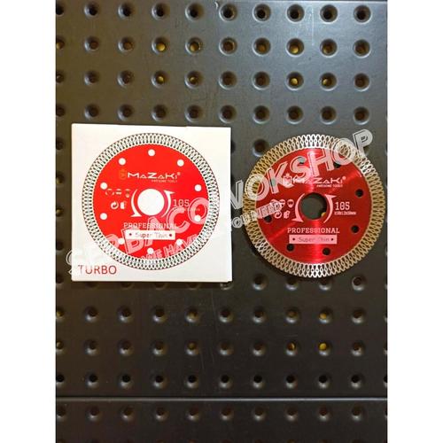 Jual MAZAKI Diamond Wheel Turbo 4" Inch Mata Potong Keramik Marmer ...