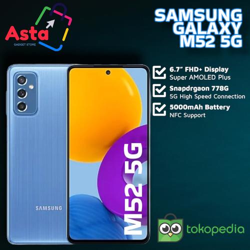 Jual Samsung Galaxy M52 5G 8/128GB Light Blue - New - Kota Yogyakarta ...