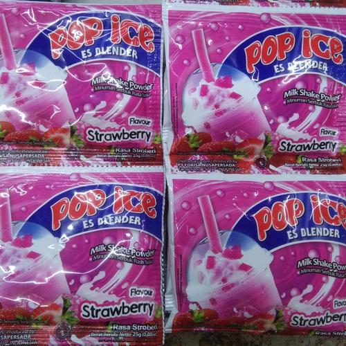 Jual pop ice strawberry 10 sachet - Jakarta Barat - Windah nugget ...