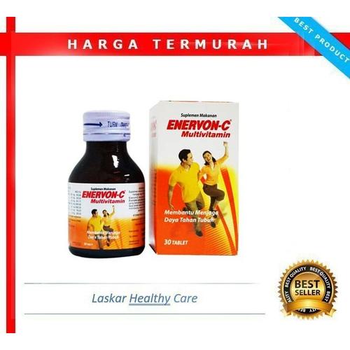 Jual Enervon C Multivitamin botol isi 30 tablet - Kota Depok - Laskar ...