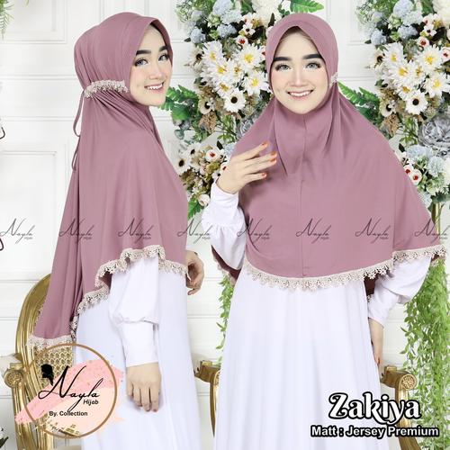 Jual Jilbab Instan Serut Zakia Renda Hijab Bergo Jumbo Nayla Hija'b - Mocca - Kab. Bekasi ...