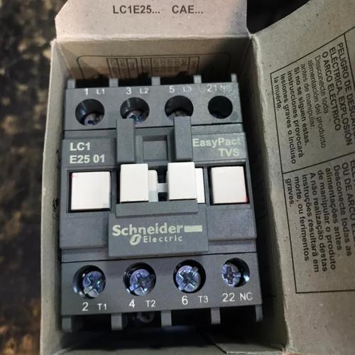 Jual KONTAKTOR SCHNEIDER LC1E2501 LC1E2501M7 220V AC 25A 11KW 1NC ...