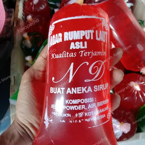 Jual AGAR RUMPUT LAUT ASLI~BUAT ANEKA SIRUP~BAHAN MINUMAN SEGAR~500GRAM ...