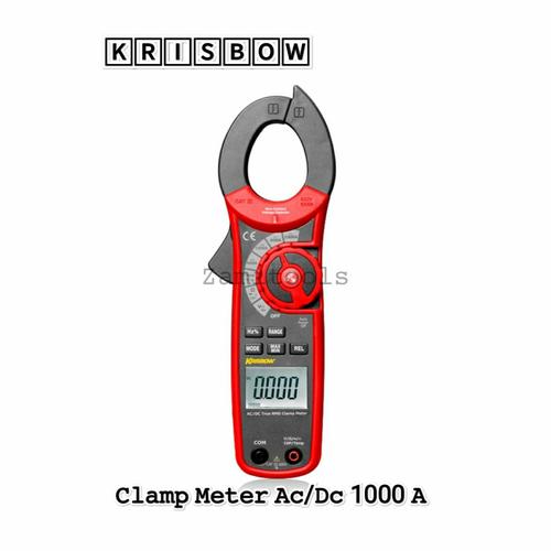 Jual Tang Ampere/ Clamp Meter Krisbow Ori 1000A AC/DC dengan Display ...
