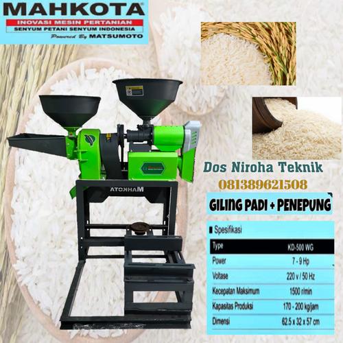 Jual Mesin Giling Padi Dan Penepung KD-500WG Mahkota Tanpa Engine - Jakarta Barat ...