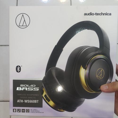 Jual Audio Technica ATH-WS660BT Solid Bass Over Headphones Bluetooth Resmi - Jakarta Utara ...