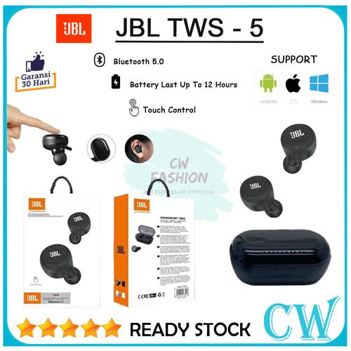 Jual JBL TWS 5 EARPHONE WIRELESS HEADSET BLUETOOTH JBL TWS 5 ORIGINAL ...