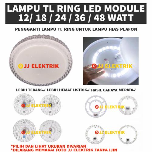 Jual Lampu LED Modul Refill Pengganti Lampu Plafon Tempel Hias TL Ring ...
