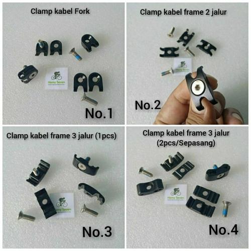 Jual Clamp kabel Frame,Clamp kabel Fork,Klem jalur kabel brake dan ...