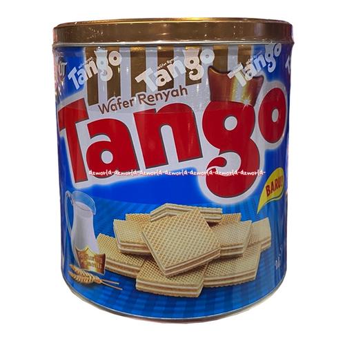 Jual Tango Wafer Renyah Susu Vanila Waffer Kemasan Kaleng Biru 300gr ...