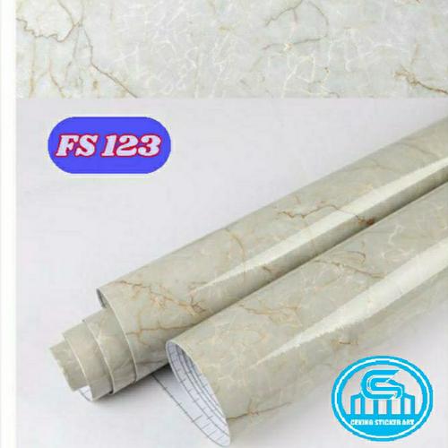 Jual wallpaper sticker marmer untk dinding, kitchen set, meja - fs123 ...