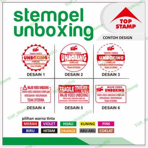 Jual stempel unboxing video - Design 1, Hitam - Kota Bandung - TOP ...