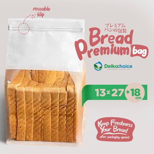 Jual PLASTIK TOAST BAG | KANTONG BUNGKUS ROTI TAWAR DELKOCHOICE 13x27 ...