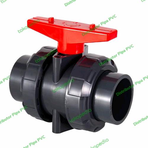 Jual True Union Ball Valve PVC 1 inch DN25 ANSI/JIS Fitting PVC Pipa ...