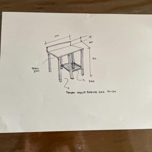 Jual Meja Tabung Gas - Kota Tangerang - Maestro Stainless | Tokopedia