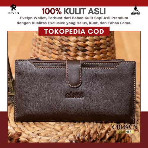 Jual Dompet Alona Evelyn Wallet Wanita Kulit Asli Branded Original Premium - FOTO COVER AJA ...
