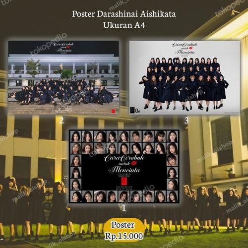 Jual Poster JKT48 Darashinai Aishikata ukuran A4 - Type 1 - Kab ...
