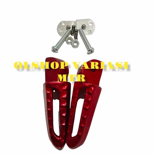 Jual step footstep kaki belakang cnc variasi motor Vario mio beat ...