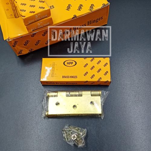 Jual Engsel Lemari / Engsel Jendela / Engsel Pintu Kuning HPP 3" (Inch ...